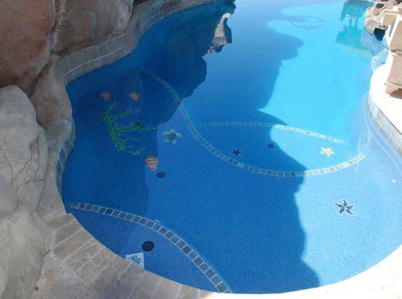 Fiberglass Pool Tile & Mosaics - Latham Pools - CA