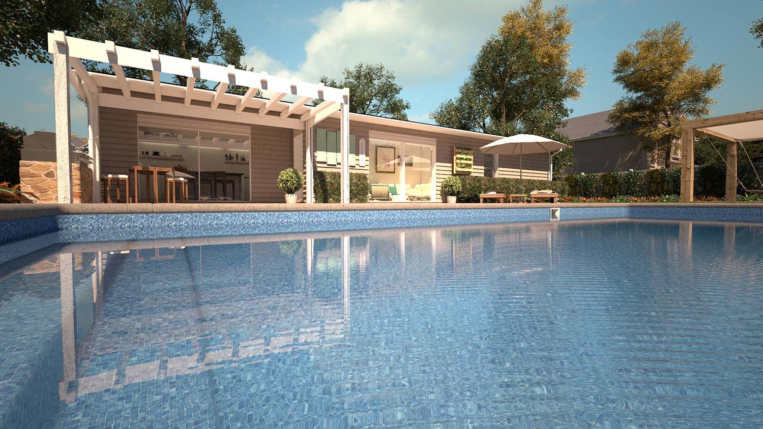 Blue Mosaic - Latham Pools - CA