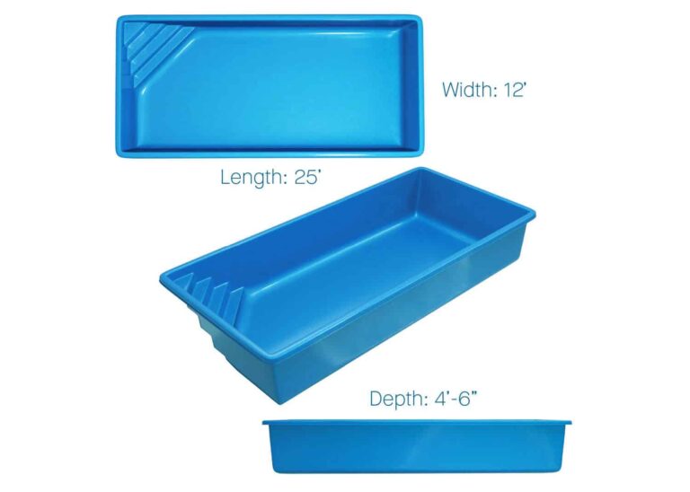 Delray 12' x 25' Model Pool | Latham Pool