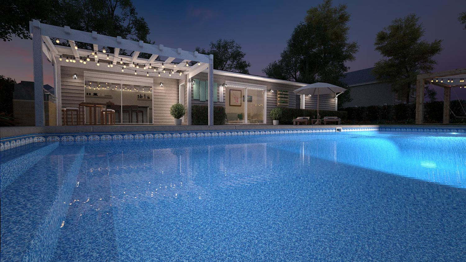 Hampton / Seaglass - Latham Pools - CA