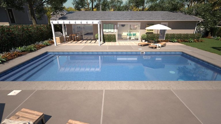 Vintage / Blue Mosaic - Latham Pools - CA