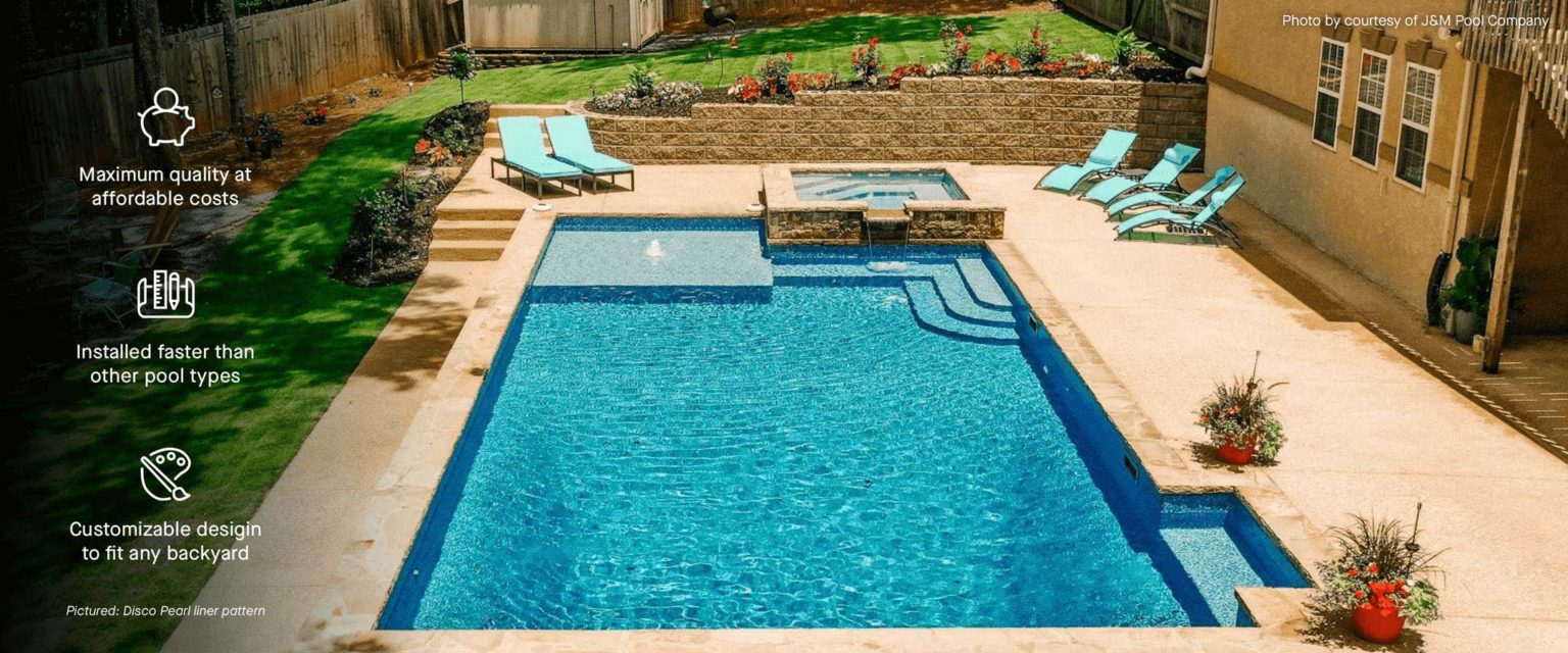 Inground Vinyl Liner Pools - Latham Pools - CA