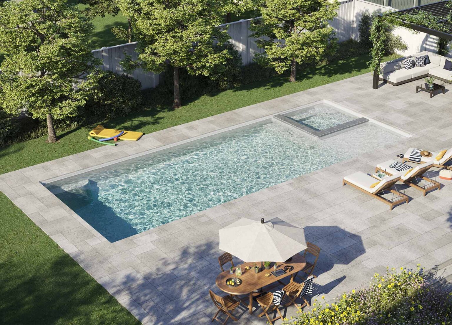 Pearl White - Latham Pools - CA