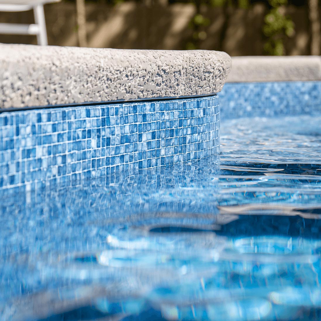 Inground Pool Coping & Decking - Latham Pools - CA